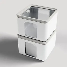 BlimPlus Peek Box Quadro Combo Arctic White / Sada dóz na potraviny /