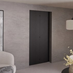 Skládací posuvné dveře QUDIO M2 bílý + grafitový 80