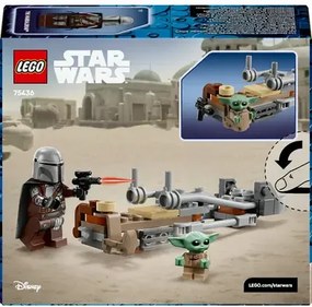 LEGO® Star Wars™ 75436 Mandalorian a Grogu a spídrová motorka / Počet