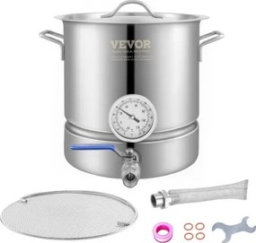 Nerezová konvice, 18,9 l varná konvice, třívrstvé dno na pivo