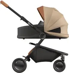 MIMA Korbička Creo černá / od narození do 9 kg / stříška anti-UV50+ /