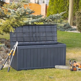 PROSPERPLAST Zahradní box BOARDEBOX antracit 116 cm - 290L