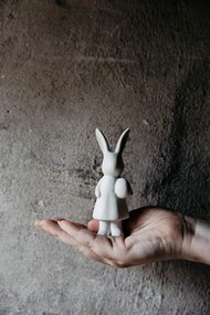 Velikonoční dekorace zajíček Ester White 12 cm Storefactory Scandinavia