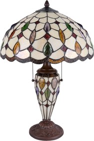Stolní lampa Tiffany Sun stones - 40*60cm 2x E27/60W
