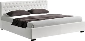 Postel s úložným prostorem, bílá, 160x200, DORLEN 2 NEW Kondela 0000242652