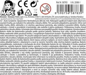 MaDe 58783 Auto policie na baterie / od 3 let