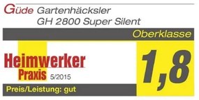 Štěpkovač elektrický drtič větví Güde GH 2800 Super Silent 94375