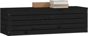 vidaXL Úložný box 109x36,5x33 cm masivní borové dřevo [823628] Barva: Bílá