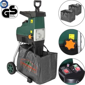 Deuba Elektrický zahradní drtič 2800 W