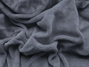 XPOSE® Mikroplyšové prostěradlo Exclusive - tmavě šedé 160x200 cm