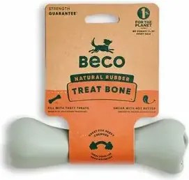 BeCoThings Beco Treat Bone zelená 17.5cm / Hračka pro psy