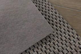 Vopi, Metrážový koberec Nature hnědý - neúčtujeme odřezky z role, na míru, šíře 2m,3m,4m, hnědá, filc, chodba / předsíň