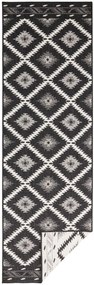 NORTHRUGS - Hanse Home koberce Kusový koberec Twin Supreme 103429 Malibu black creme – na ven i na doma - 160x230 cm