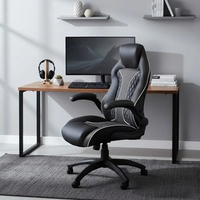 Kancelářské křeslo Hamlet, šedá / černá