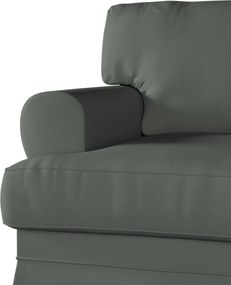 Potah na křeslo IKEA Ekeskog barva zelená látka pletený vzor