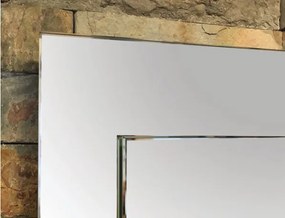 Amirro Skládané zrcadlo na zeď do pokoje ložnice dekorativní ROMY 40 x 60 cm s leštěnou hranou 712-819