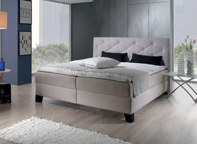 Boxspring postel DIVA s úložným prostorem, 160×200 cm, matrace a rošt v ceně Velikost postele: 160 × 200 cm
