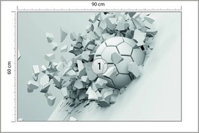 Fototapeta 3D Sportovní Míč Vliesová tapeta 152.5x104