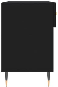 Botník černý 102 x 35 x 55 cm kompozitní dřevo - Default Title