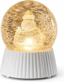 LED svítící koule sněžítko, 10 × 14,5 cm, Santa Claus