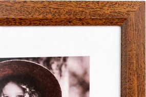 FANDY Dřevěný fotorámeček Bevel 40x50 3 tmavě hnědý