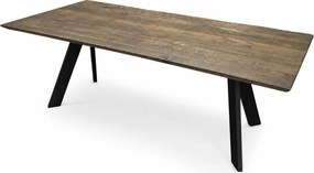 Vystavený jídelní stůl WALLIS 220 × 100 cm – Swiss dub