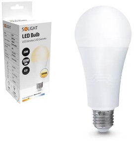 Žárovka LED bulb, klasický tvar, 22W, E27, 3000K, 270°, 2090lm