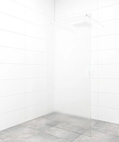 Sprchová zástěna Walk-in 90 cm SAT v barvě profilu bílá SATBWI90MSZAVB