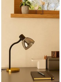 Eglo 901062 - Stolní lampa MACERE 1xE14/25W/230V zlatá/černá
