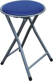 Tempo Kondela Skládací taburet / stolička, modrá, IRMA
