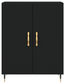 Skříň highboard černá 69,5 x 34 x 180 cm kompozitní dřevo,  3198194