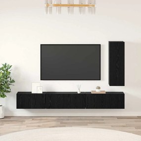 Sestava TV skříněk 4 ks Černý dub Kompozitní dřevo 3393262