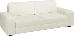 Pohovka Yaheetech – slonová kost, 212 cm (šířka) × 83,5 cm (hloubka) × 81,5 cm (výška), 100% polyester (257388835256)