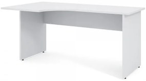 Ergonomický stůl Impress White 160 x 90 cm, levý / Bílá