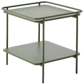 Designový odkládací stolek Harinder 45 cm olivovo-zelený
