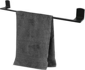 Spirella TAKU nástěnný držák na ručníky 60 cm matná černá / ocel
