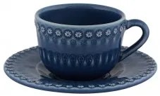 Čajový Hrnek S Podšálkem, Tmavě Modrý - Keramika