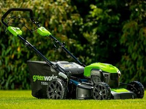Aku sekačka s poj. Greenworks GD40LM46SP 40V