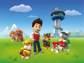 FTDN XXL 5075 AG Design vliesová fototapeta 4-dílná pro děti - Paw Patrol, velikost 360 x 270 cm