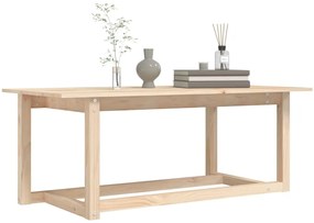 Konferenční stolek 110 x 55 x 45 cm masivní borové dřevo - Default Title