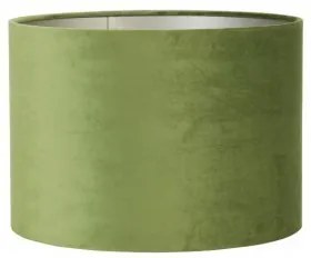 Zelené sametové stínidlo na lampu Velours - Ø 18* 15cm/ E27
