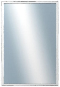 DANTIK - Zarámované zrcadlo - rozměr s rámem cca 40x60 cm z lišty AKVAREL bílá vysoká (2657)