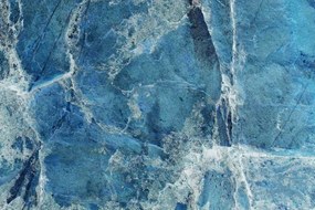 DIMEX | Samolepicí vliesová fototapeta na zeď Modrá textura kamene MA-5-2490 | 375 x 250 cm | modrá, bílá