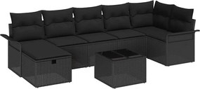 Sada zahradních pohovek 8 ks Poly ratan 3360244