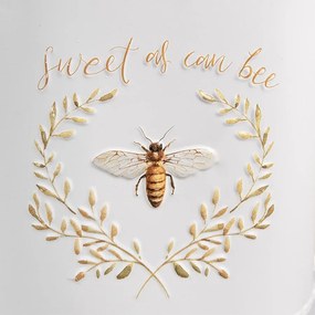 Dekorační plechová konev se včelkou Sweet Bee - 39*13*21 cm