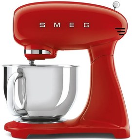 SMEG SMF03 - SMF03RDEU, kuchyňský robot celobarevný, červená