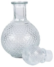 Broušená skleněná lahvička / flakon na parfém Els – 525 ml