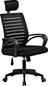 Ergonomická kancelářská židle BROTHER - černá síťovina