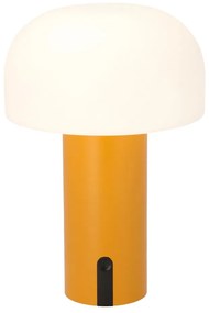 Bílá/oranžová LED stolní lampa (výška 22,5 cm) Styles – Villa Collection