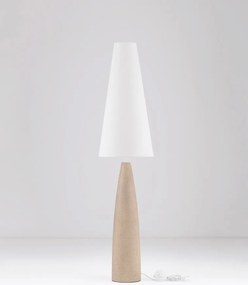 Bílá/krémová stojací lampa (výška 130 cm) Mizu – Nova Luce